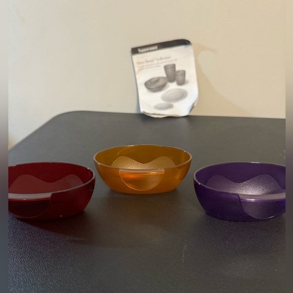 Tupperware | Dining | New Tupperware Open House Little Dippers Set Of 3 ...